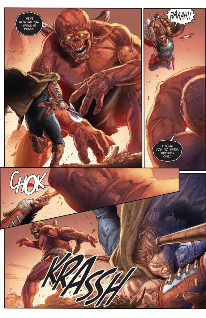 The Eternal Warrior Battles Demons in the Incursion #2 Preview