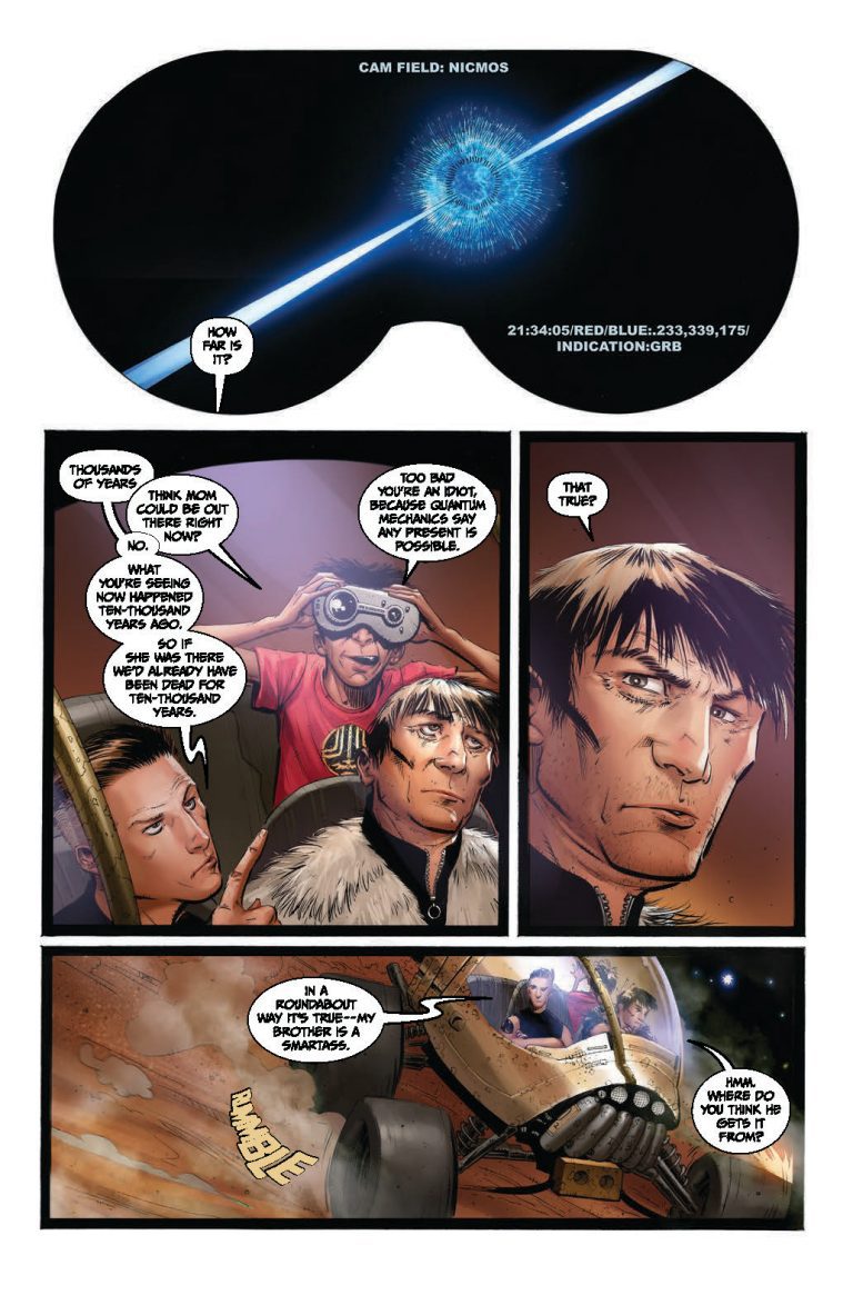 Scout Comics takes the tagline “Lost in Space” to all new levels with REDSHIFT.