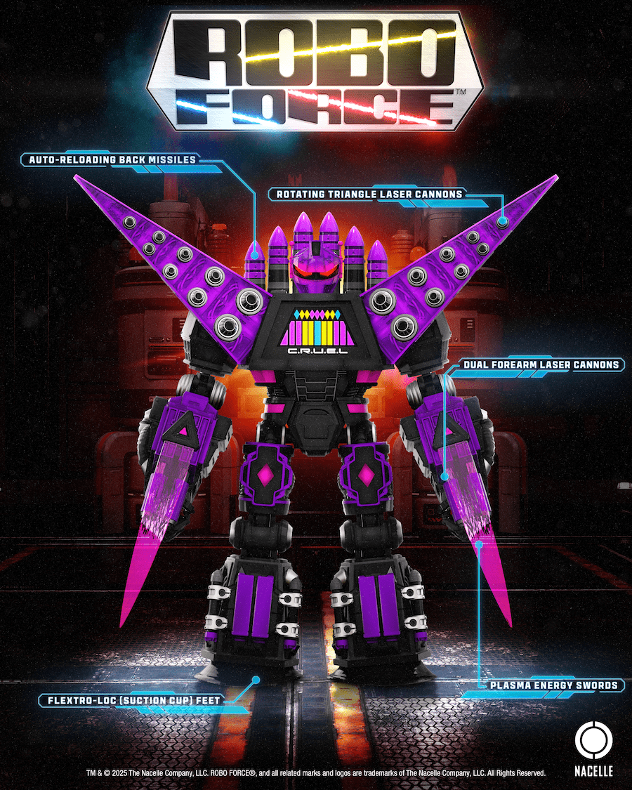 NACELLE REVEALS WAVE TWO LINEUP FOR ROBOFORCE ACTION FIGURES, ALONG ...